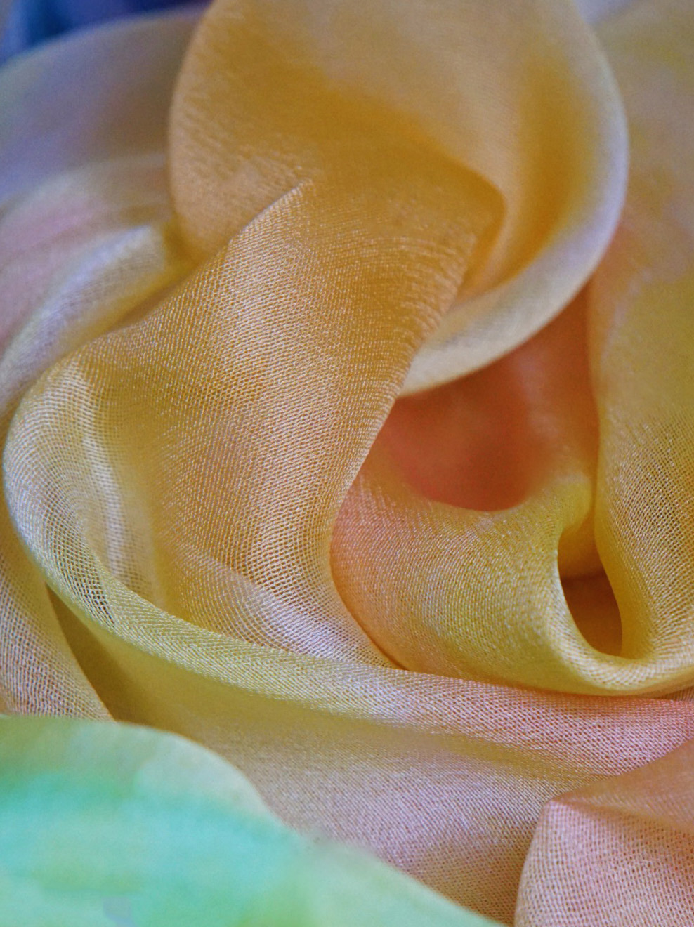 Silk Scarf Yellow - Sigma Silk